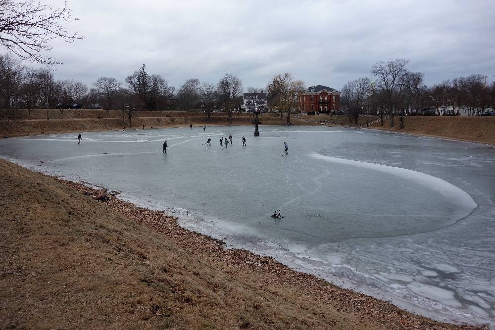 Wordless Wednesday – Ice Skating in Winter – Roaming About